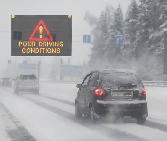 Drivers be prepared and drive safely this winter